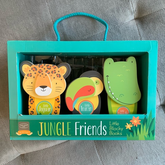 kathy ireland | Toys | Nwt Jungle Friends Little Blocky Books Box Set ...